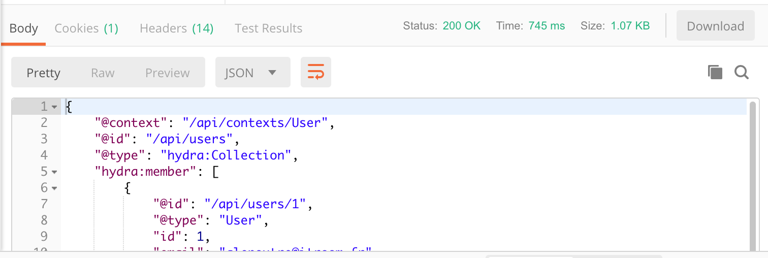 Utilisation de Postman avec api platform et JWT - ITROOM